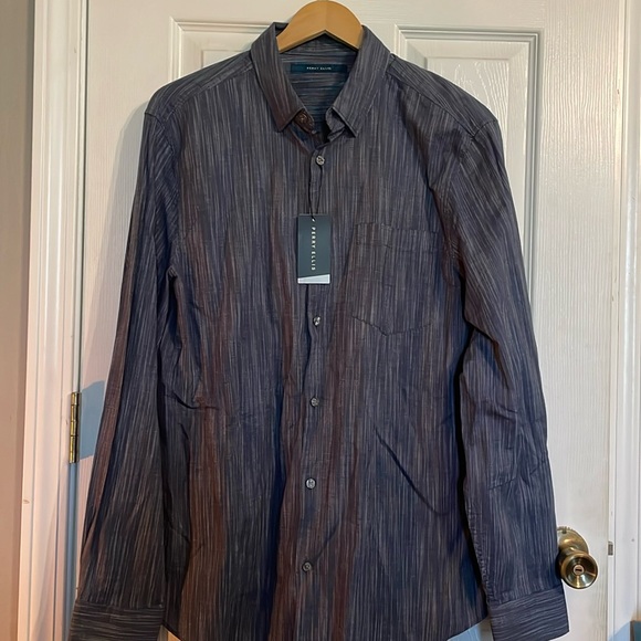 Perry Ellis | Shirts | Nwt Perry Ellis Long Sleeve Mens Button Down ...